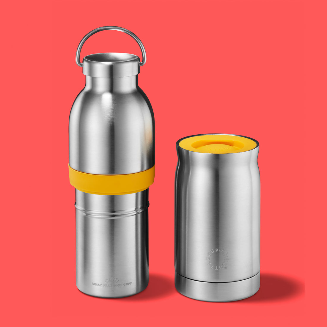 Bottlecup | Your 2in1 Reusable Water Bottle AND Coffee Cup